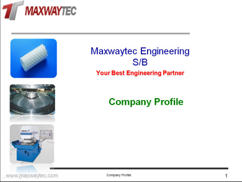 Maxwaytec Company Profile Maxwaytec Engineering